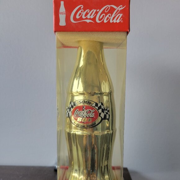 Coca Cola | Other | Nib Cocacola Gold Bottle Commemorating 5th Cocacola ...